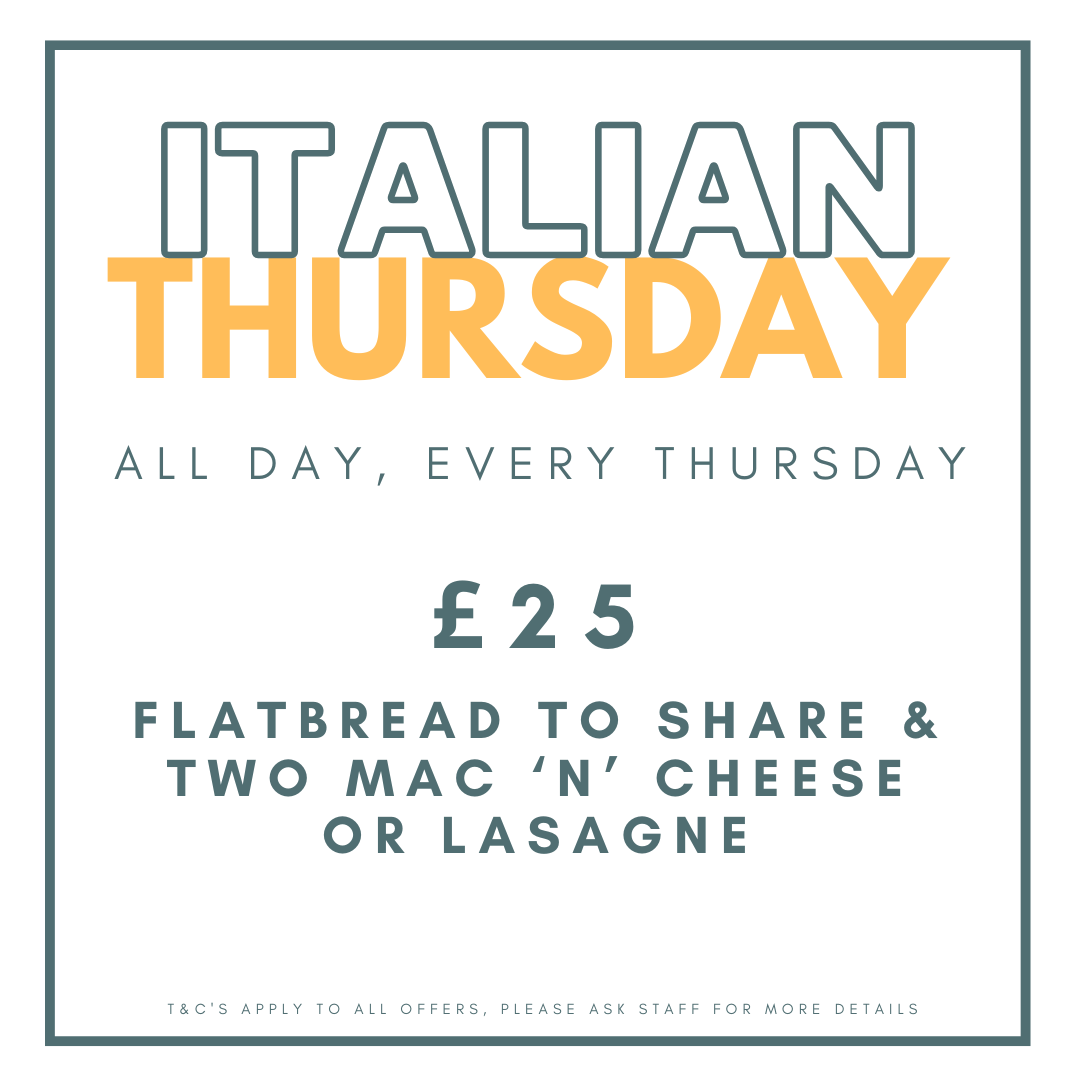Italian Thursdays! - The Torfin